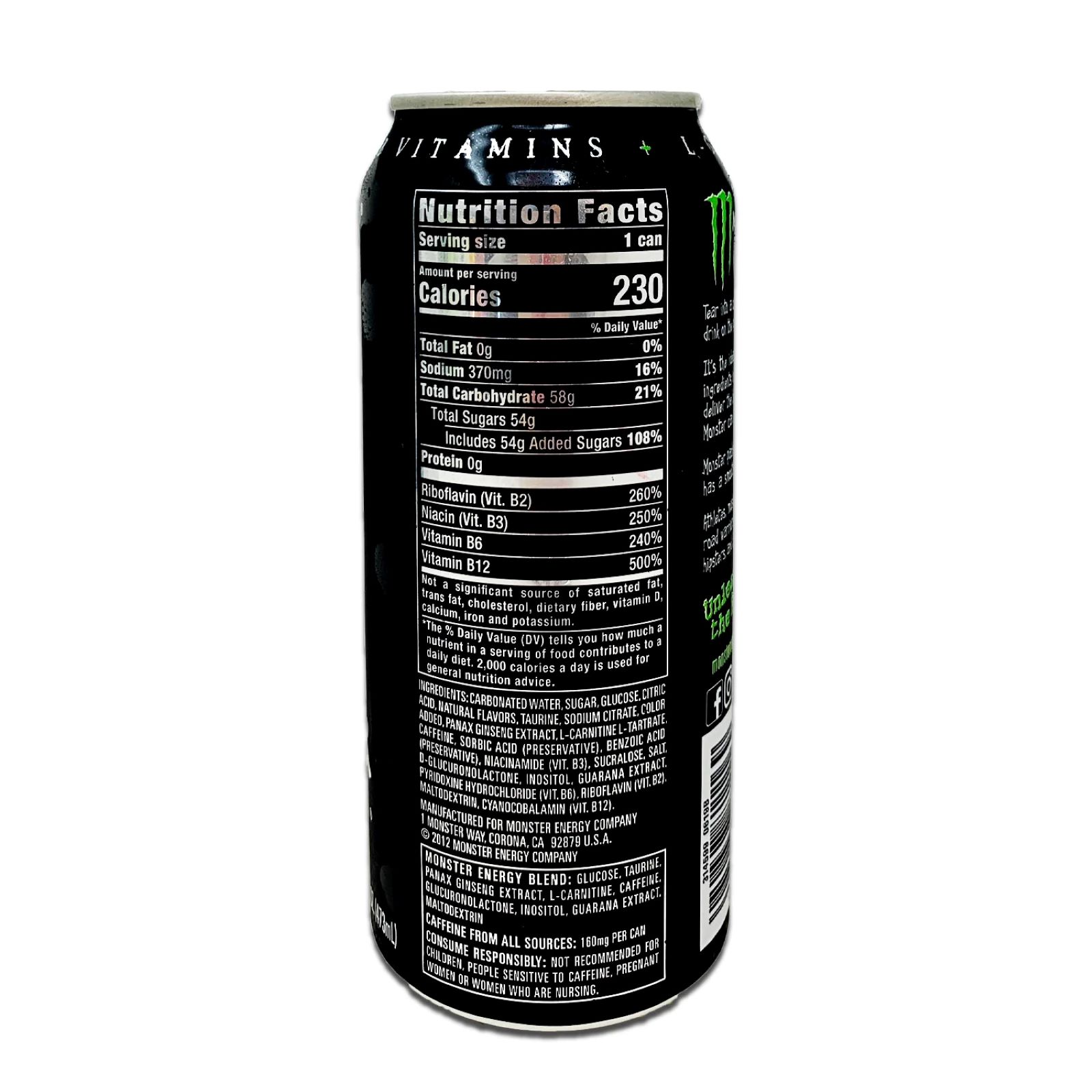 Monster Energy Drink - Juniper Gyms